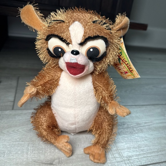 Nanco | Toys | Rare 205 Mort Madagascar Lemur Plush 8 Plush Stuffed ...